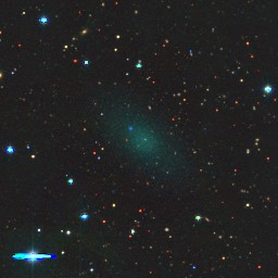 Diffuse galaxy with one intense patch - Interesting things ...