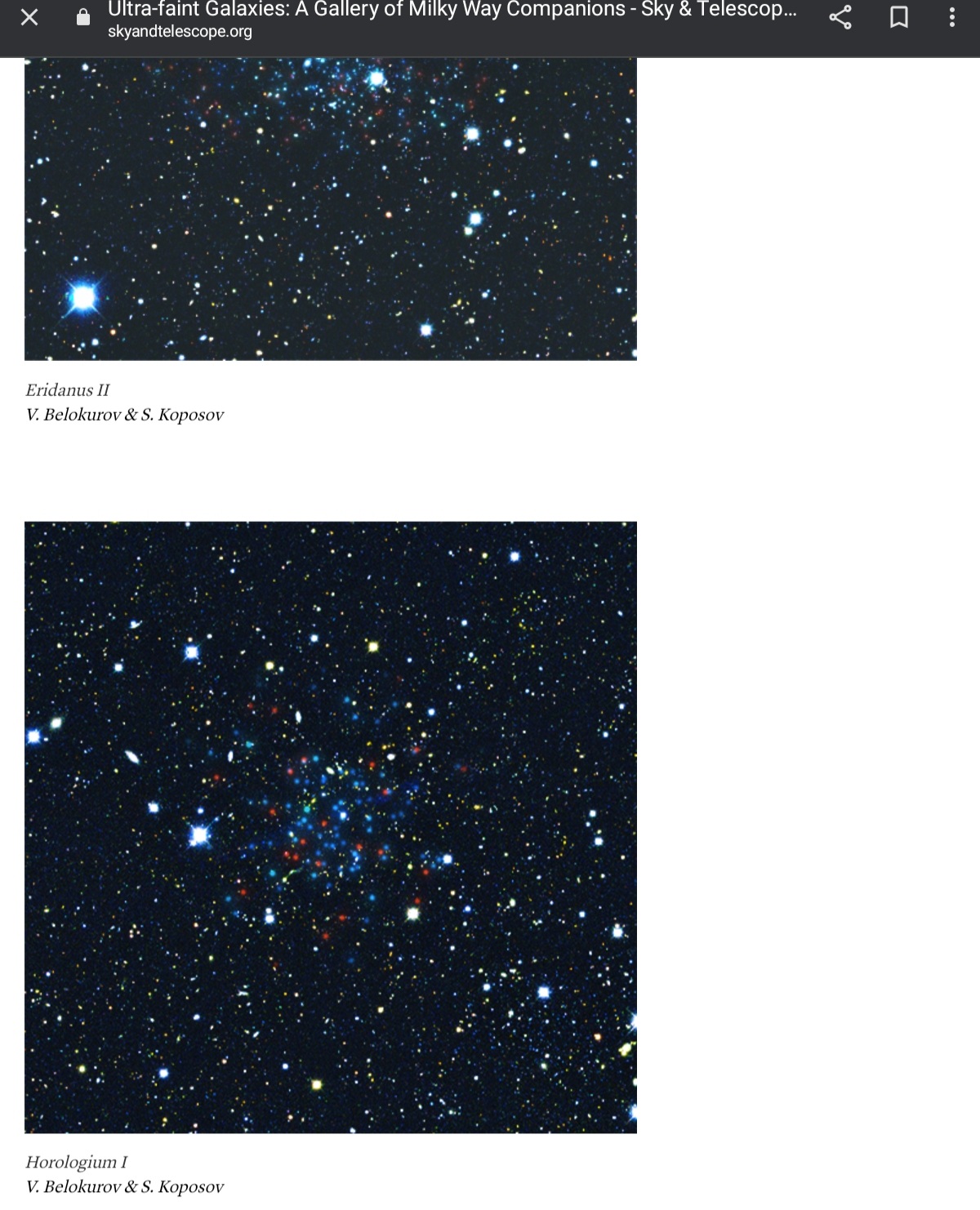 Larger than average seemingly concentrated (and resolved) stellar ...