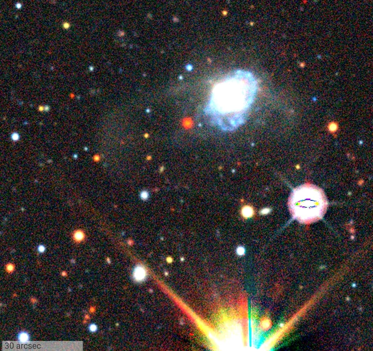 Double polar-ring & faint stellar stream - Beautiful or unusual objects ...